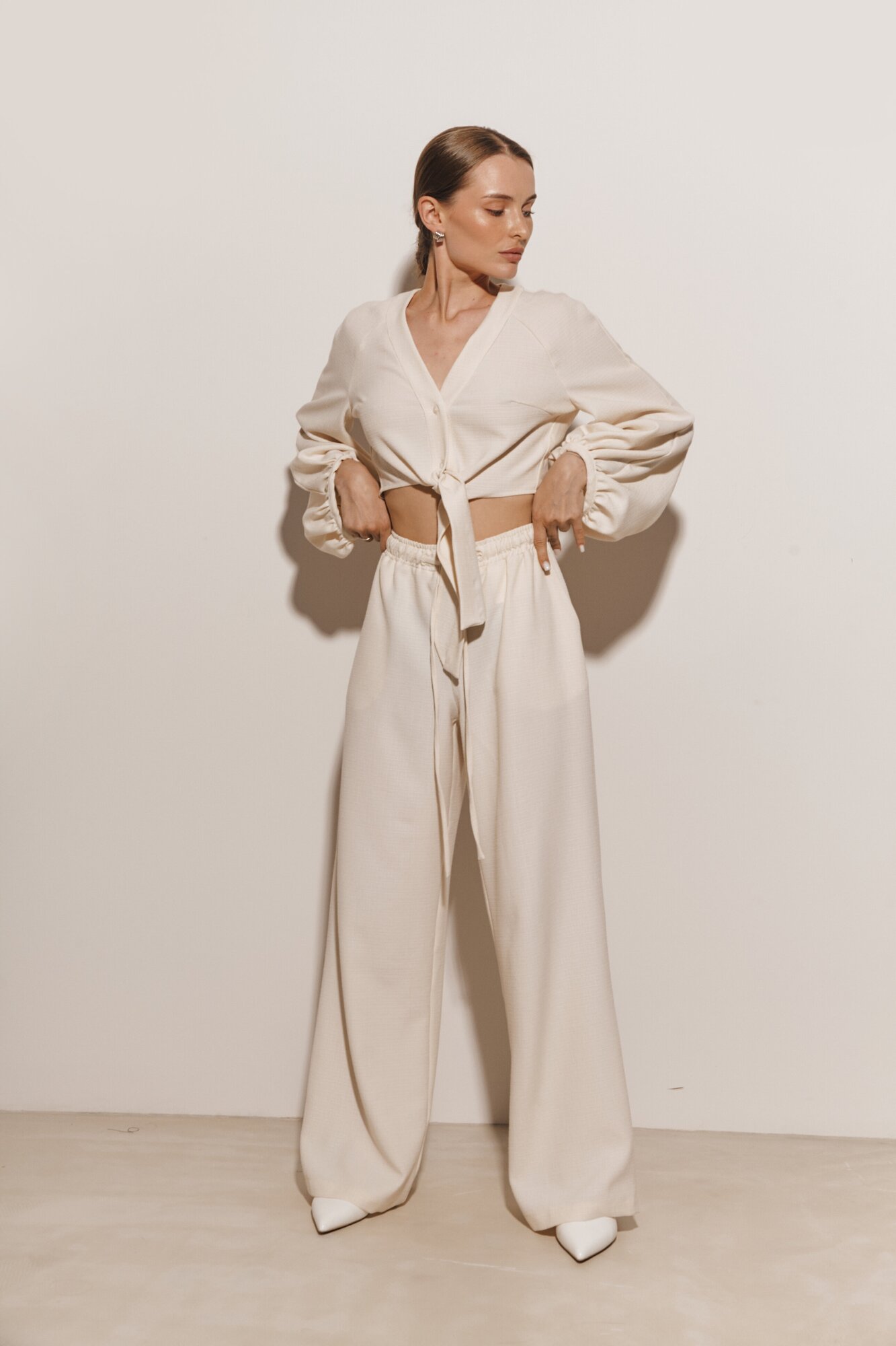 Брюки палаццо