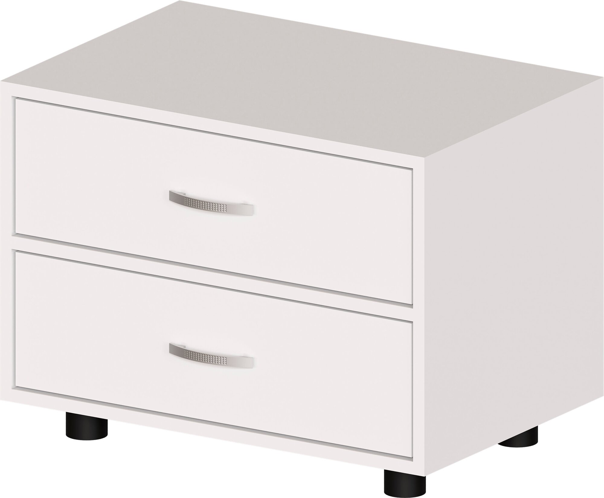 Комод СитиМебель-1 Ширина 60 см, Глубина 40 см, Высота 45 см, цвет: Белый