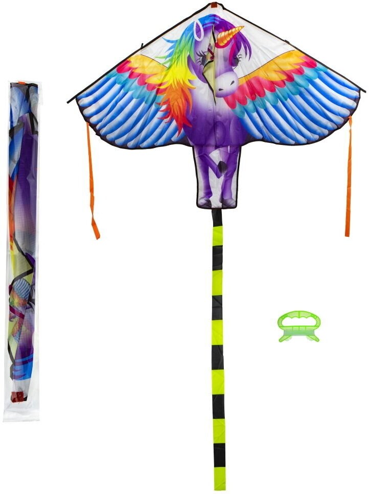 Воздушный змей "Единорог" 140*180 см арт. Т22366