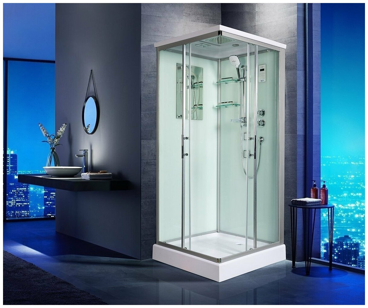 Душевая кабина WeltWasser WW500 LAINE 1004 100х100