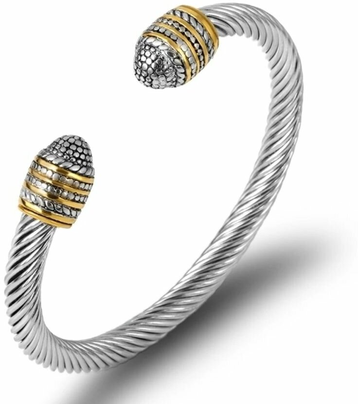 Незамкнутый браслет VERBA, кристалл