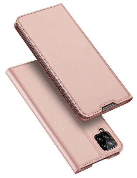 Чехол-книжка Dux Ducis для Samsung A12 / Samsung M12 / Samsung A12s, серия Skin Pro (розовый)