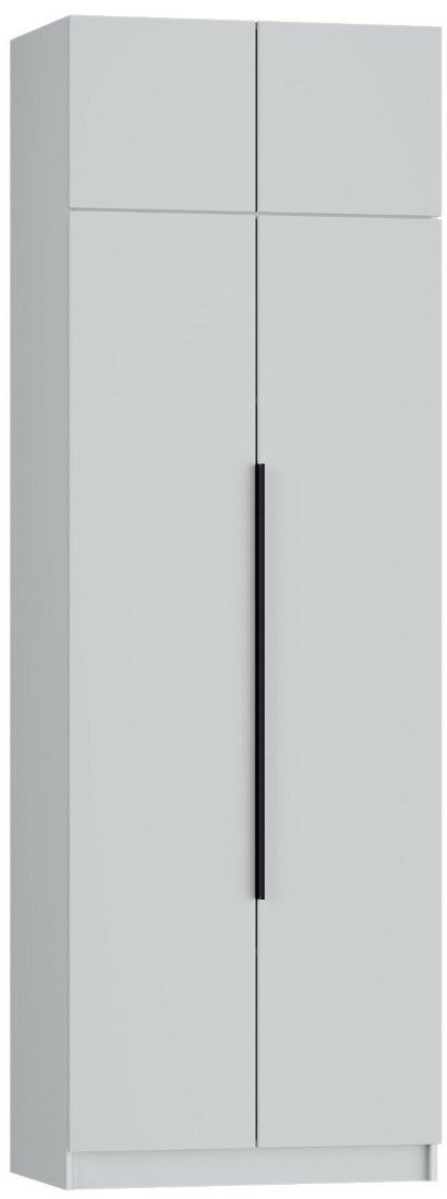 Шкаф для одежды, распашной Арлин 2, Легкомаркет, 100х55х230, платяной, белый