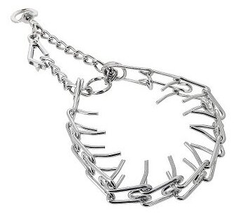 Ошейник (Каскад) строгий быстросъемный с вертлюгом хром 4,0 мм длина 65 см