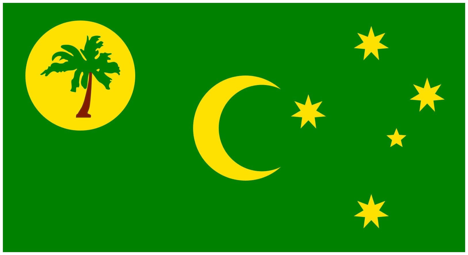 Флаг Кокосовых островов 70х105 см