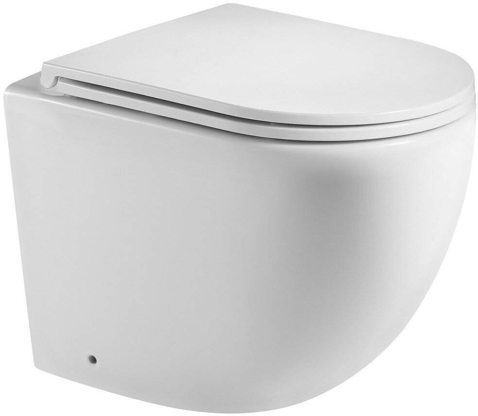 Унитаз приставной WeltWasser Merzbach 002 GL-WT безободковый