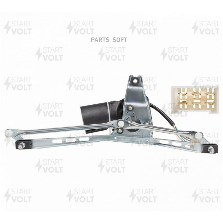 STARTVOLT VWA01008 Трапеция стеклоочистителя в сборе Лада 2108-21099/2113-2115 (D 12 мм)