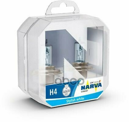 Лампы 2шт. box H4 RPB+ 12V 60/55W P43t-38 Narva арт. 486772100