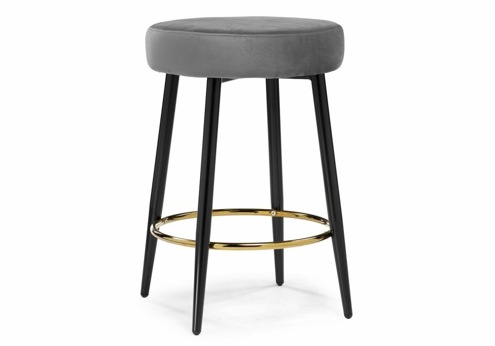 Барный стул Woodville Plato dark gray Размеры: Высота 650мм Глубина 430мм Ширина 430мм