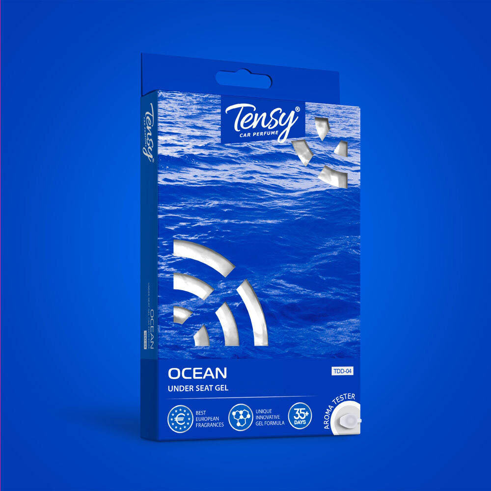 Ароматизатор "Tensy" гелевый, "Океан" TDD-04, под сиденье. 185г. TDD-04