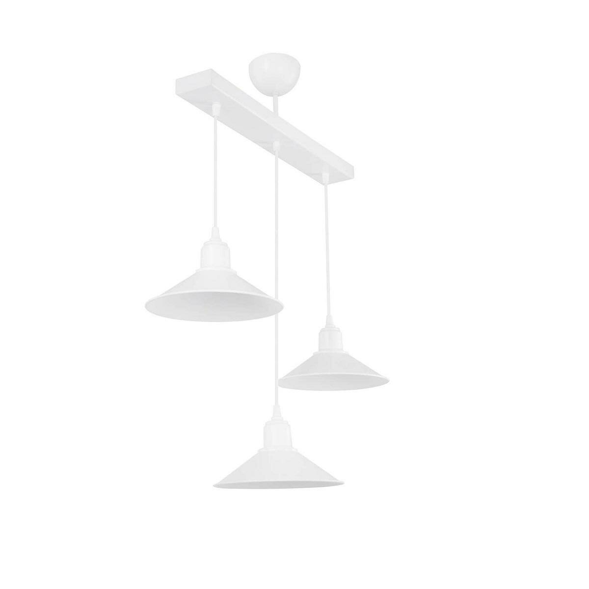 Подвесная люстра Toplight Delilah TL1606H-03WH, цвет Белый/Белый, материал Металл/Пластик