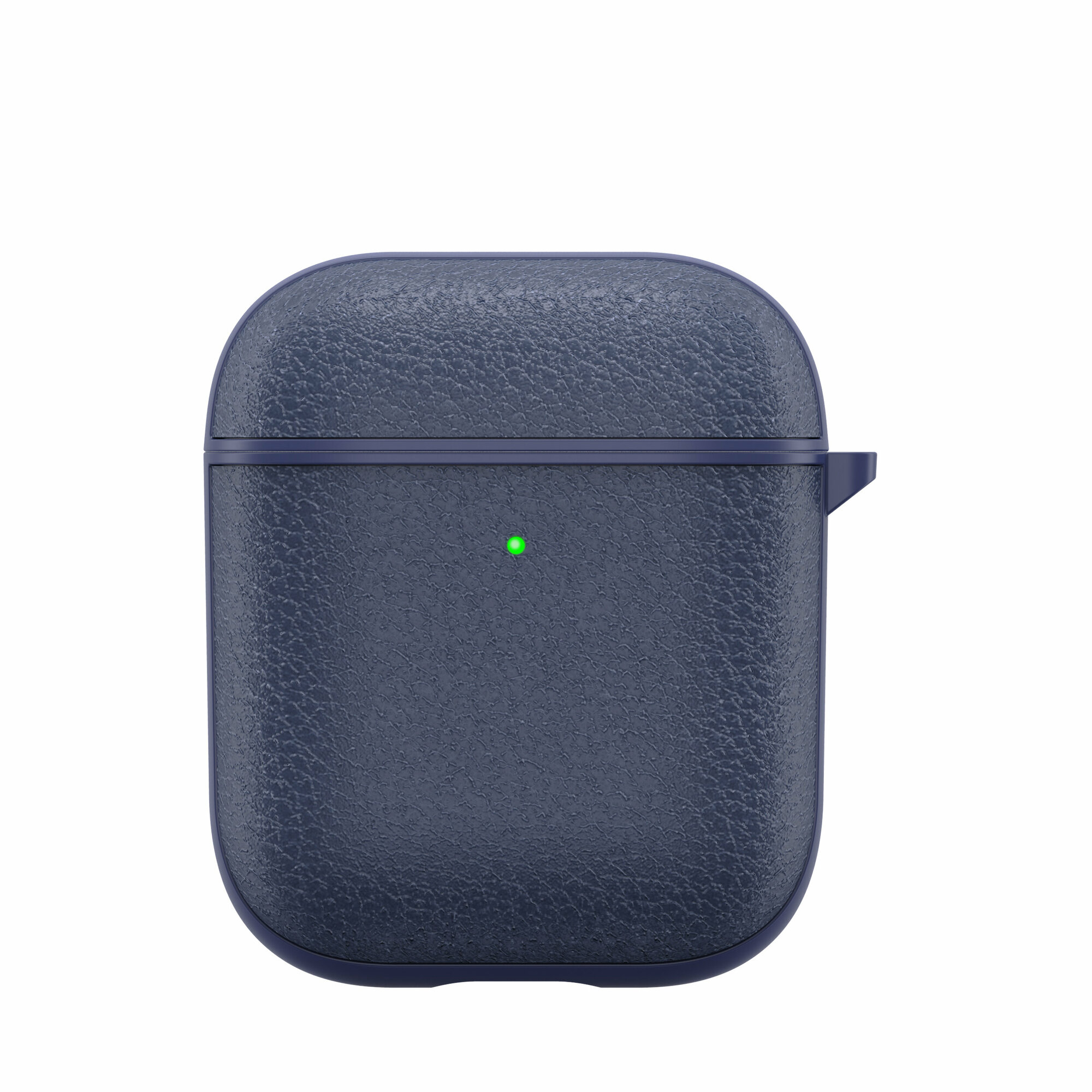 Кожаный чехол WIWU Calfskin Genuine Leather для Airpods Синий