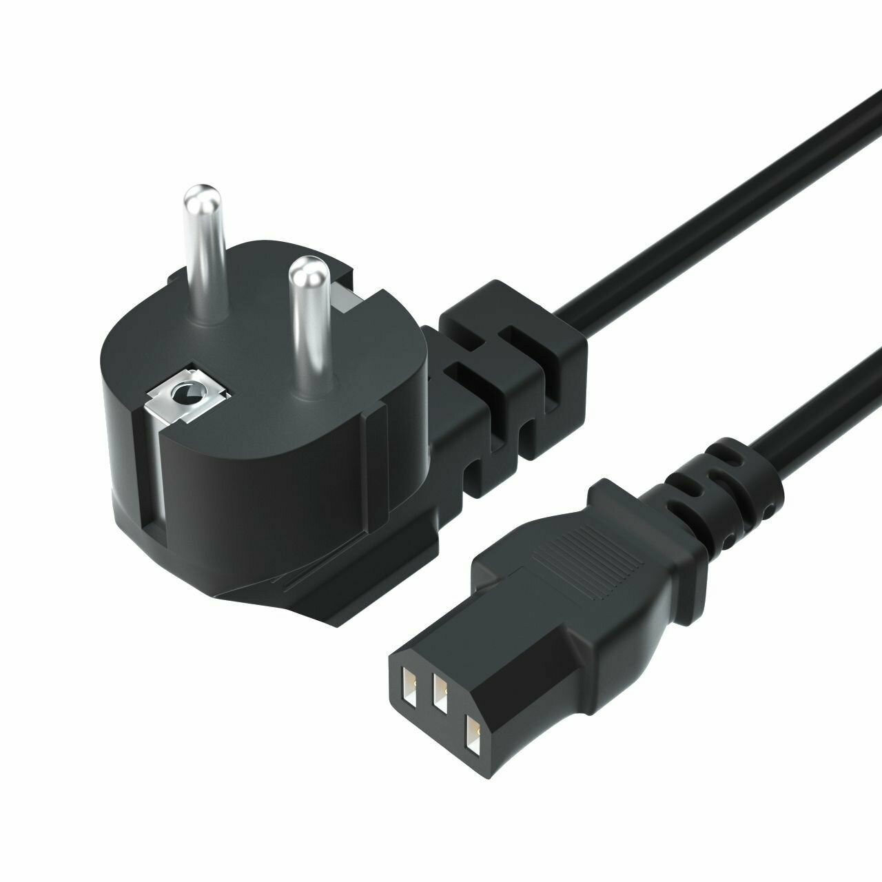 Кабель питания Lyambda LH-05-BK IEC C13 1 м 3*0.75 мм черный