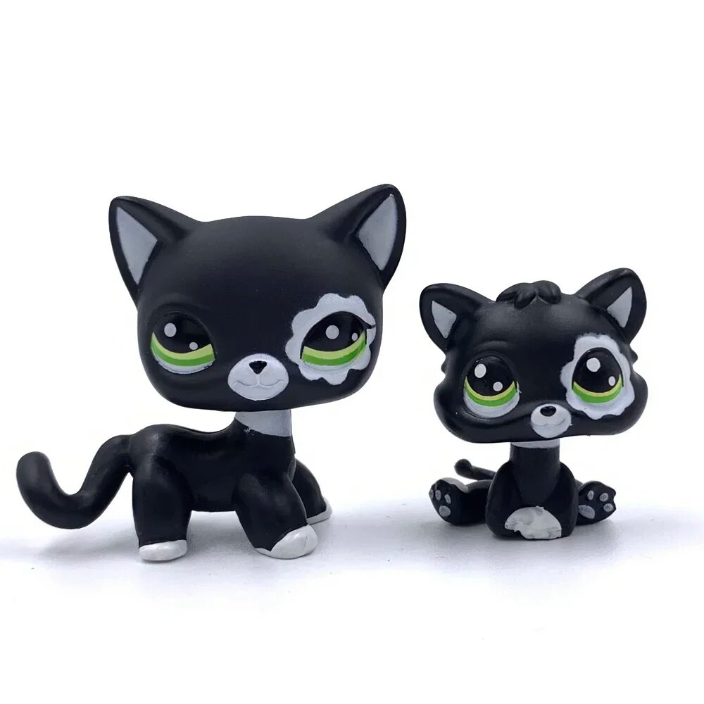 Littlest Pet Shop Черный котенок и котенок