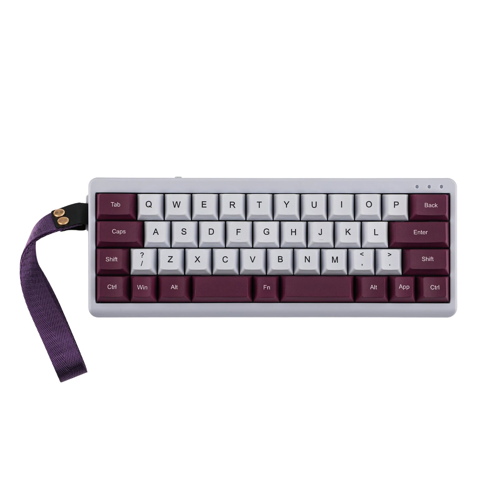 EPOMAKER TH40 беспроводная механическая клавиатура 40% Epo Flamingo Switch, Purple-QMK VIA