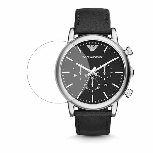 Скрин Мобайл защитный экран для часов Emporio Armani AR1828 из гидрогелевая плёнка прозрачная