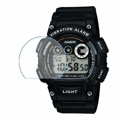Скрин Мобайл защитный экран для часов Casio W-735H-1AVEF из нано стекло 9H