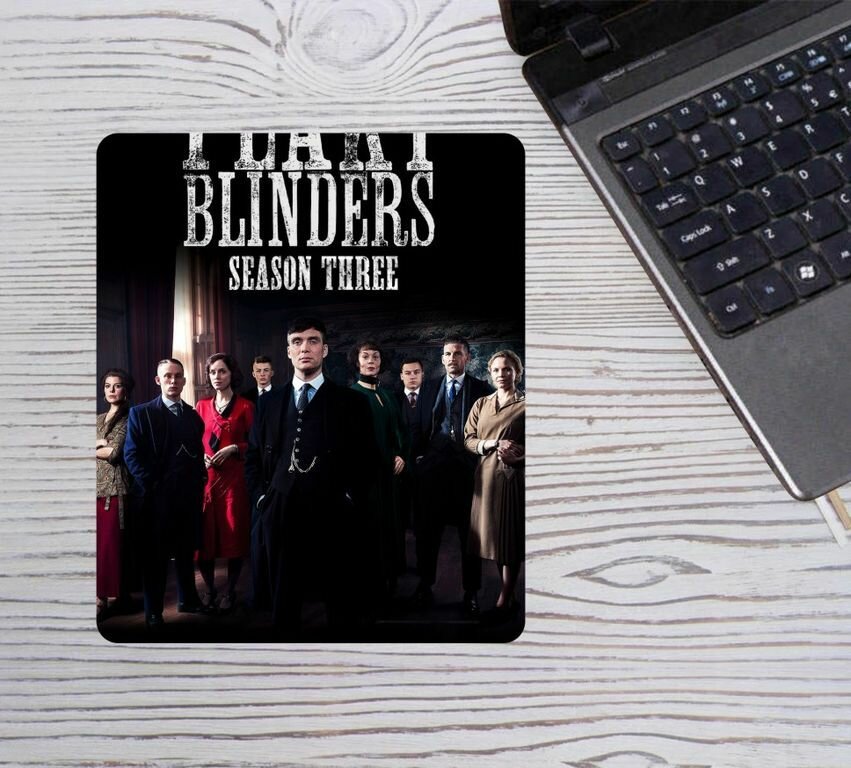Коврик для мышки игровой 36 на 29 см MIGOM Острые козырьки, Peaky Blinders №4