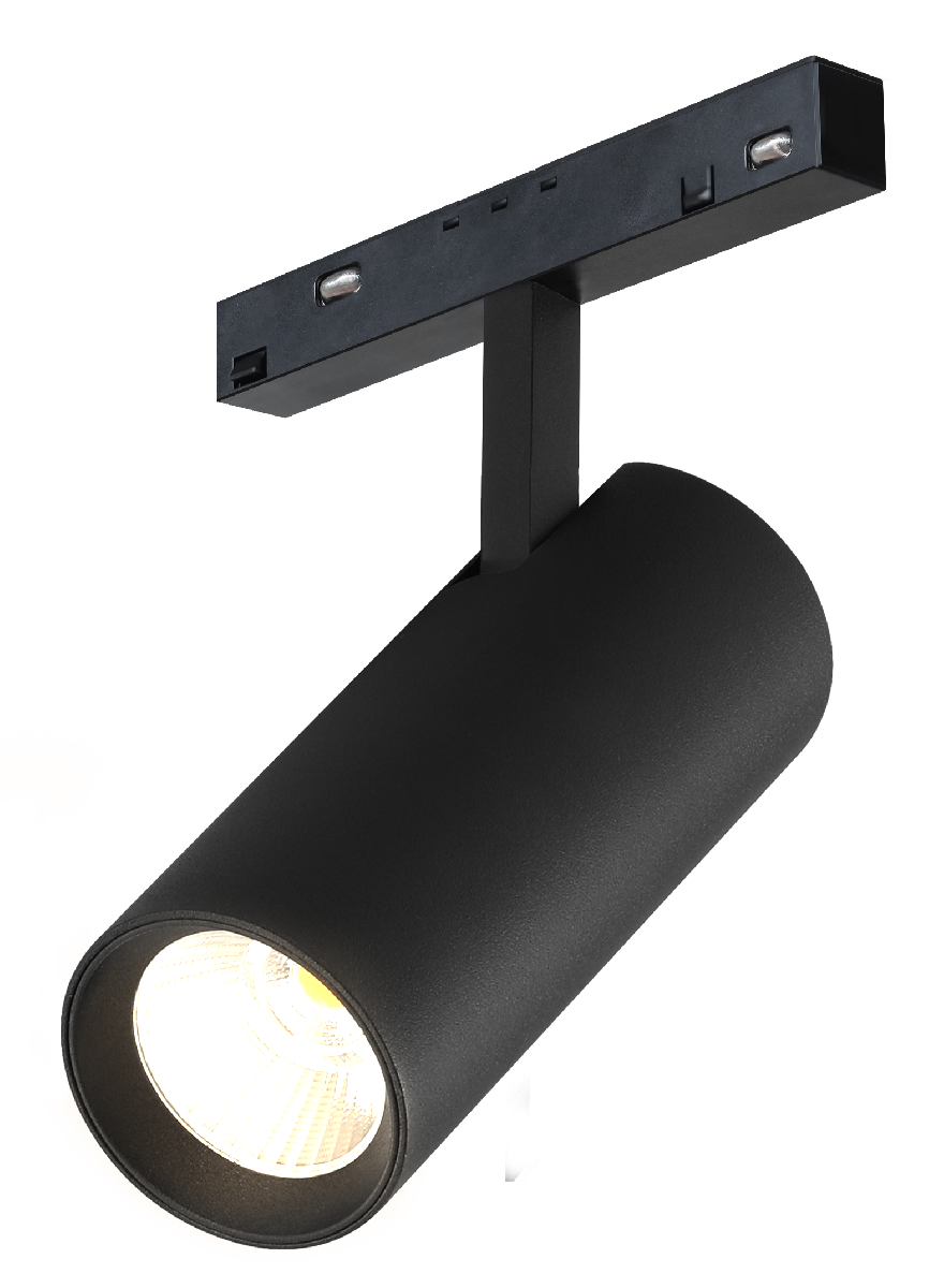 Трековый магнитный светильник iLedex Vision 4822-007-D75-30W-38DG-4000K-BK