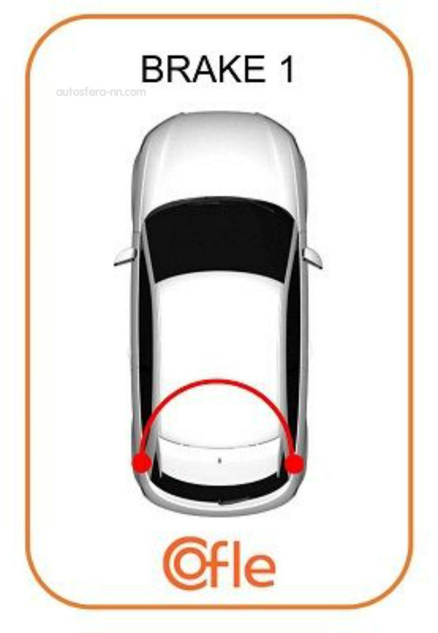 COFLE 92173501 Трос стояночного тормоза задн DAEWOO MATIZ all 0.8-1.0cc 98-05