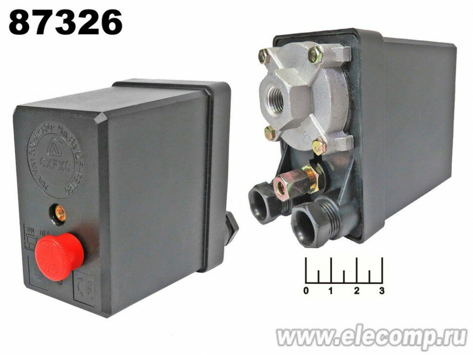 Автоматика 380V 20A с регулировкой давления 1 выход (№010149(A12))