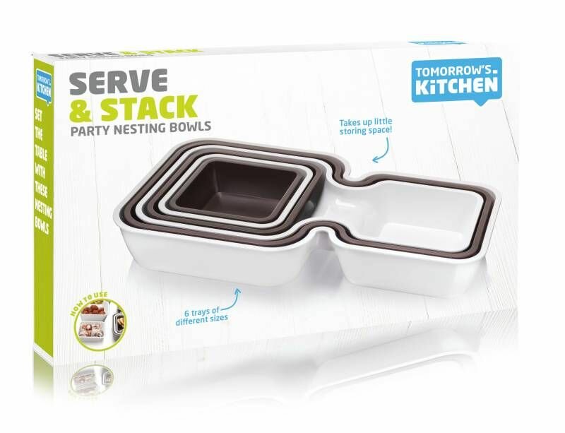 Контейнер для закусок Tomorrow Kitchen Serve & Stack Set of 6