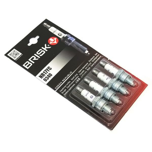 Свеча Brisk а/м ОАО ГАЗ дв. 402 (мед. эл. бл.4шт.) (А14ВР)