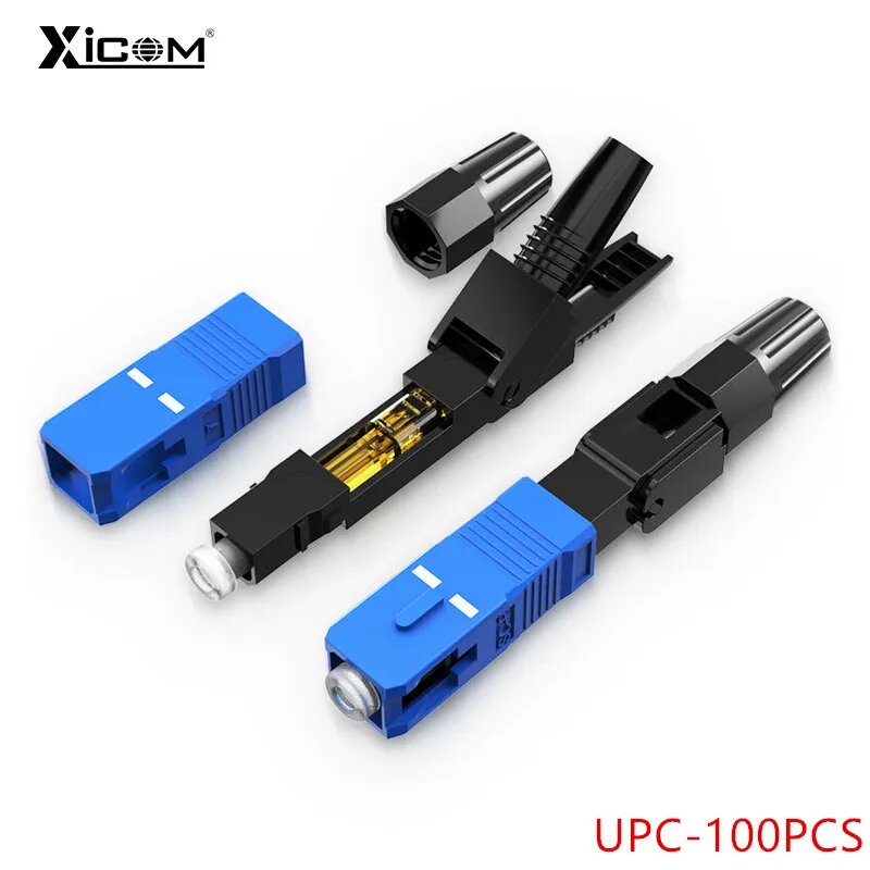 XICOM XC-FTTH Fiber Optic Fast Connector-UPC/APC UPC-100PCS