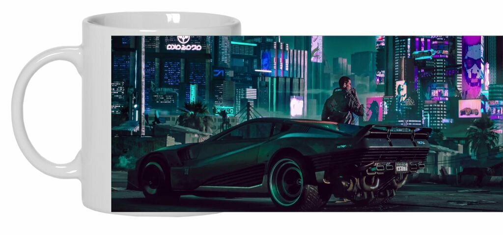 Кружка Киберпанк, Cyberpunk №9, Обычная