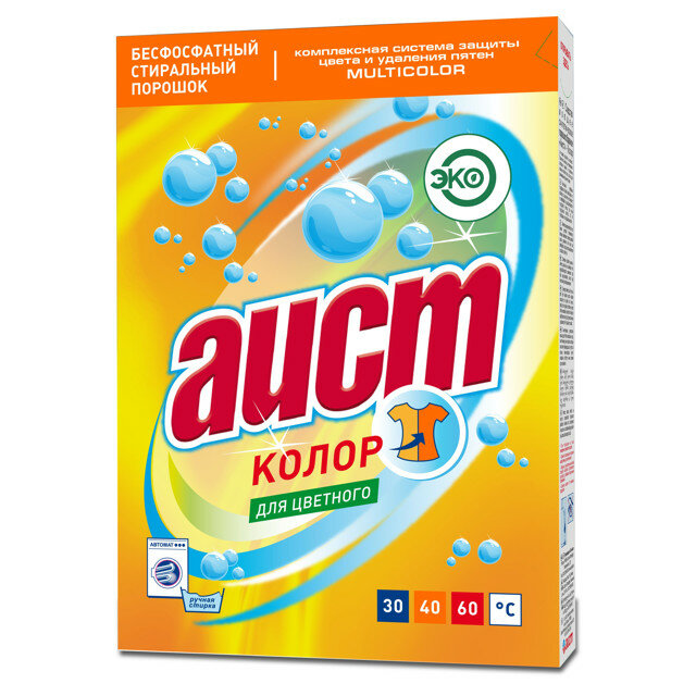 Порошок стиральный аист Колор 400г
