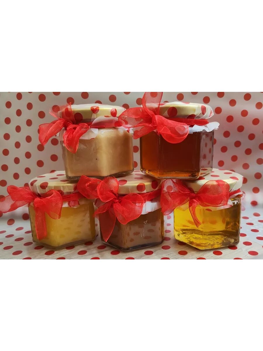 Набор натурального меда Алтайского края, 5 шт по 150 гр