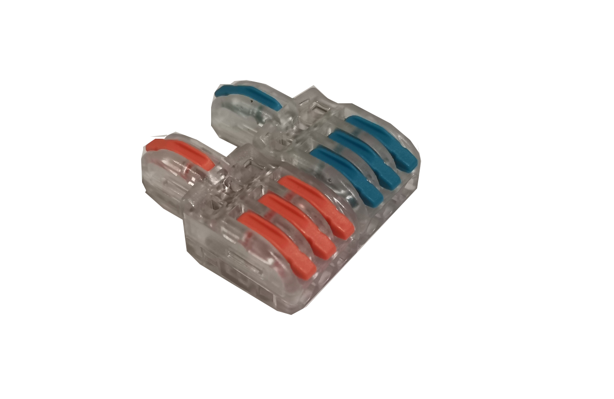 Клемма DEFA "F-TYPE", алюмомедная, разжимная, прозрачная изоляция, 1 шт