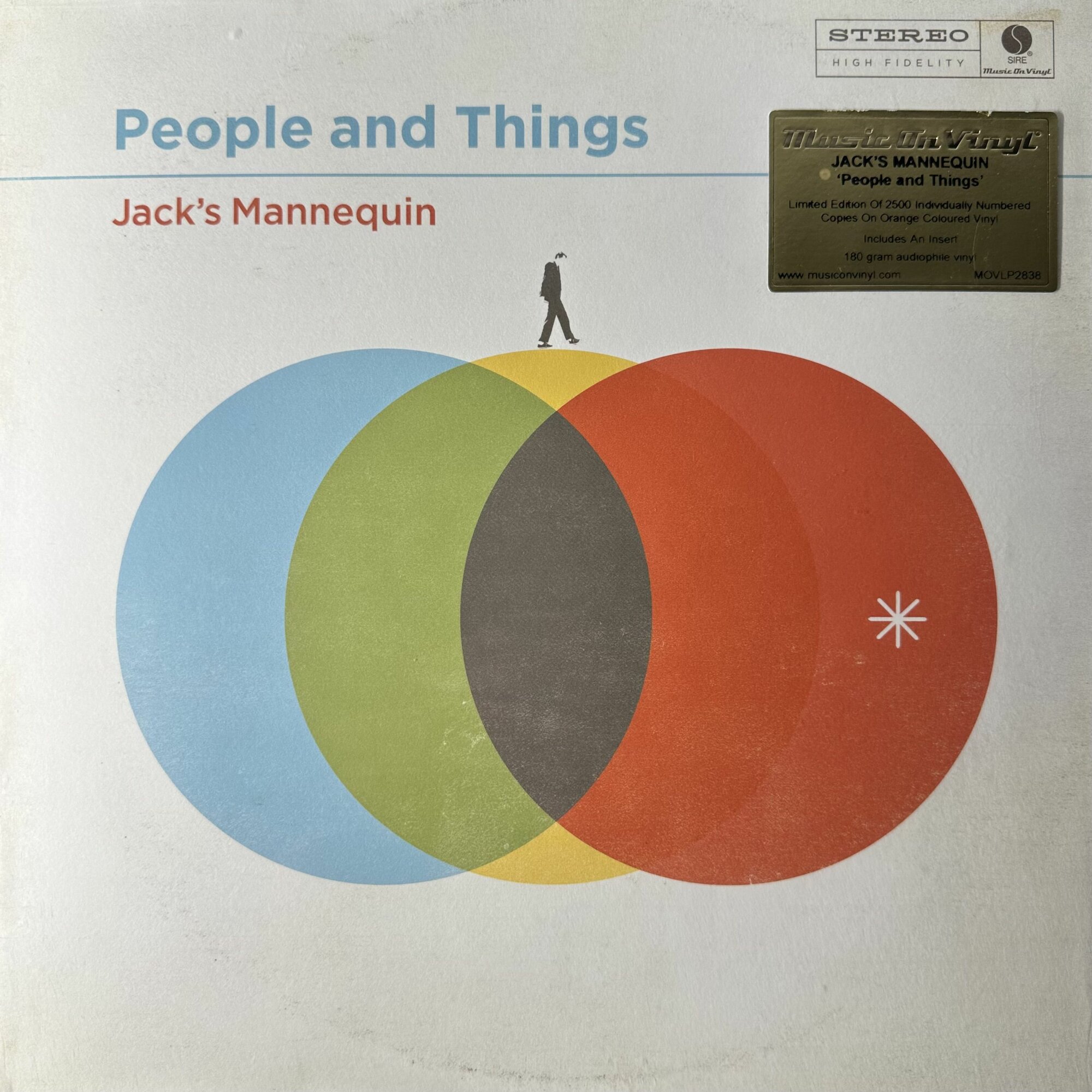 Виниловая пластинка Jack's Mannequin People And Things (Европа 2021г.)