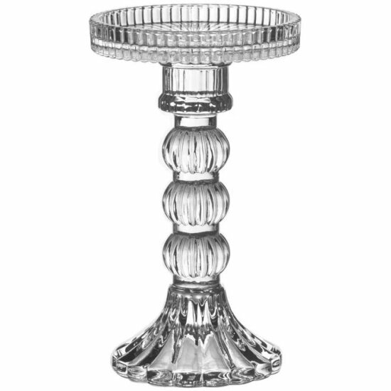 Подсвечник Decor DE Table Ле Классик 16,5 см, съемная чаша, стекло