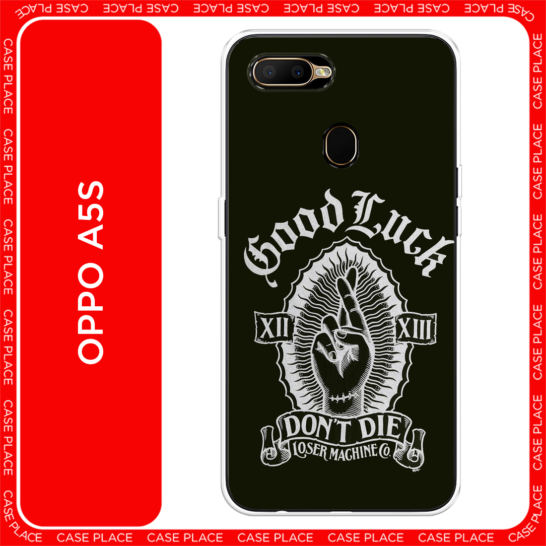 Чехол на Oppo A5s/A12 / Оппо A5s/A12 с принтом Good luck