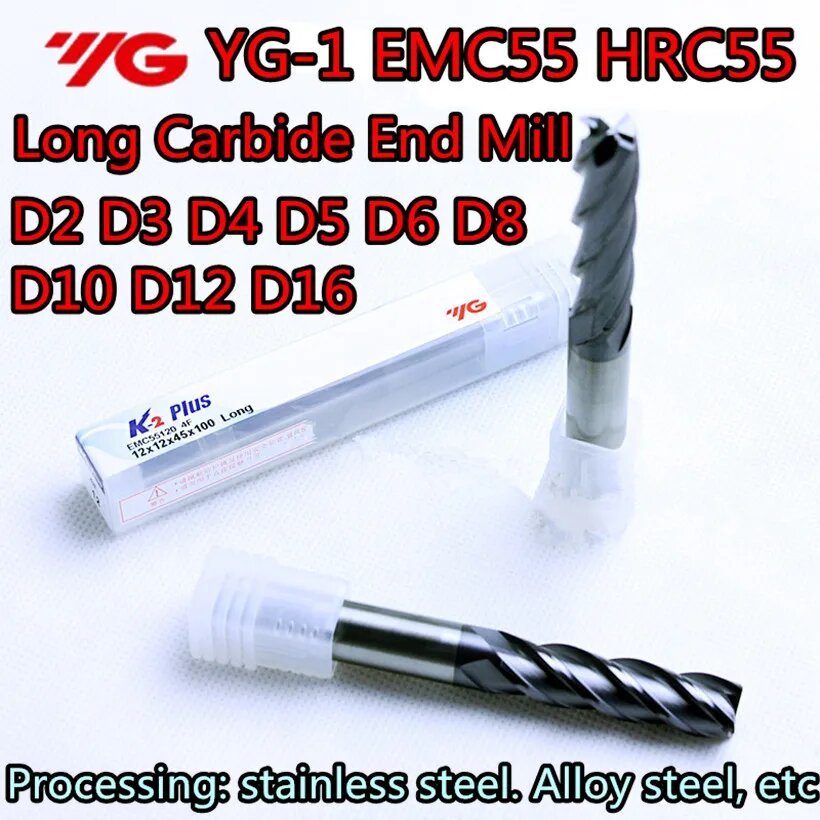 Концевая фреза YG-1 EMC55100-D10, D10