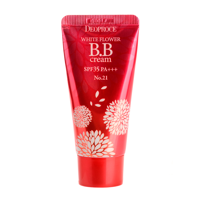 ББ-крем на основе экстракта белых цветков Deoproce White Flower BB Cream SPF35 PA+++ #21 (30 гр)