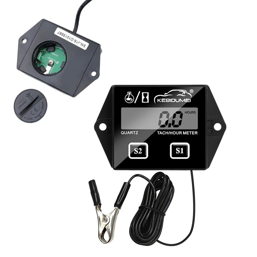 Тахометр Kebidumei цифровой, battery replaceable