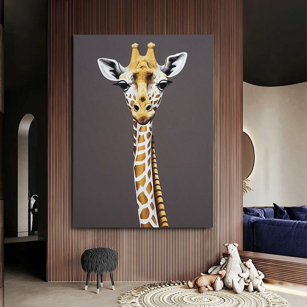 Картина жираф, картина с животными, 20х30 см.