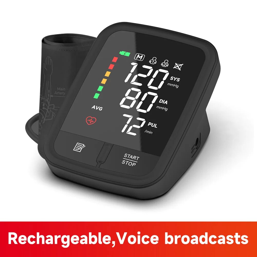 Yongrow портативный тонометр для руки Upgrade En Voice