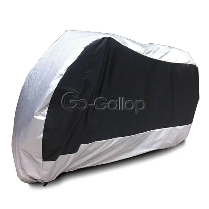 Чехол для мотоцикла XXXL для Harley Road King Electra Glide Street Glide Tourings/Honda Goldwing/Yamaha ROYAL STAR Venture Silver