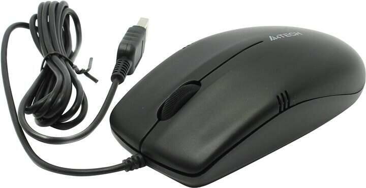 Мышь A4TECH OP-530NU, черная (631895)