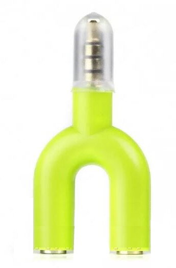 Адаптер Smartbuy для наушников 2х3.5 мм (F) (наушн.+микроф.)- 3.5 мм (M) (выход для гарнитуры) тип Y