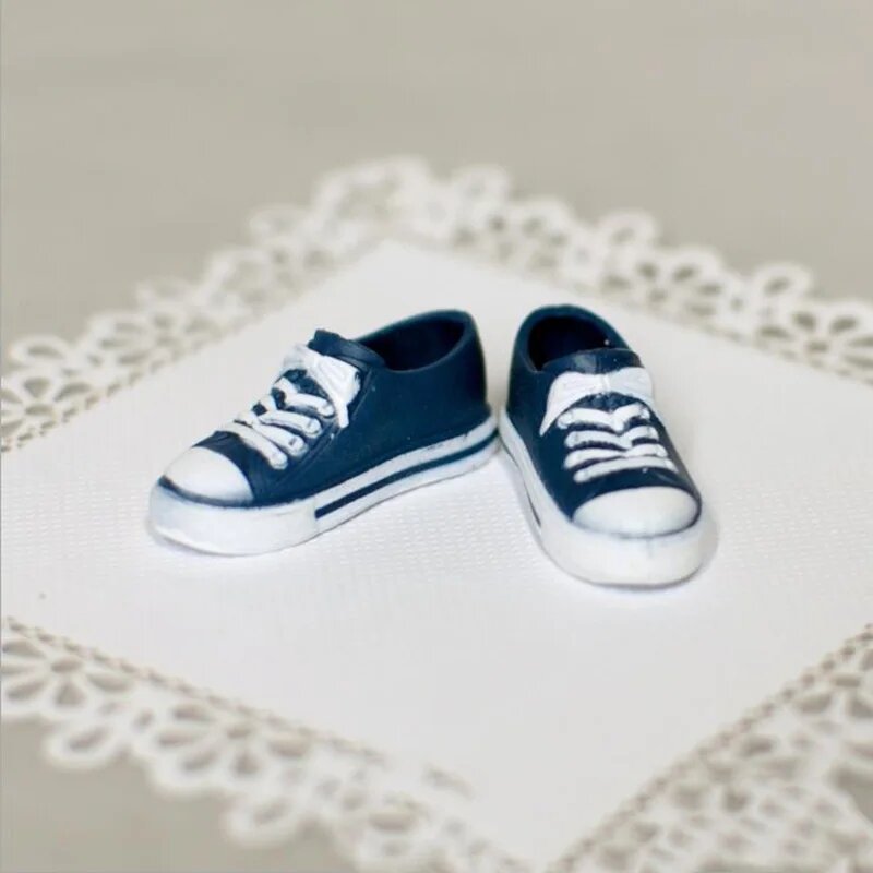 Спортивные кроссовки Blyth для кукол 1/6 Голубой, blue white