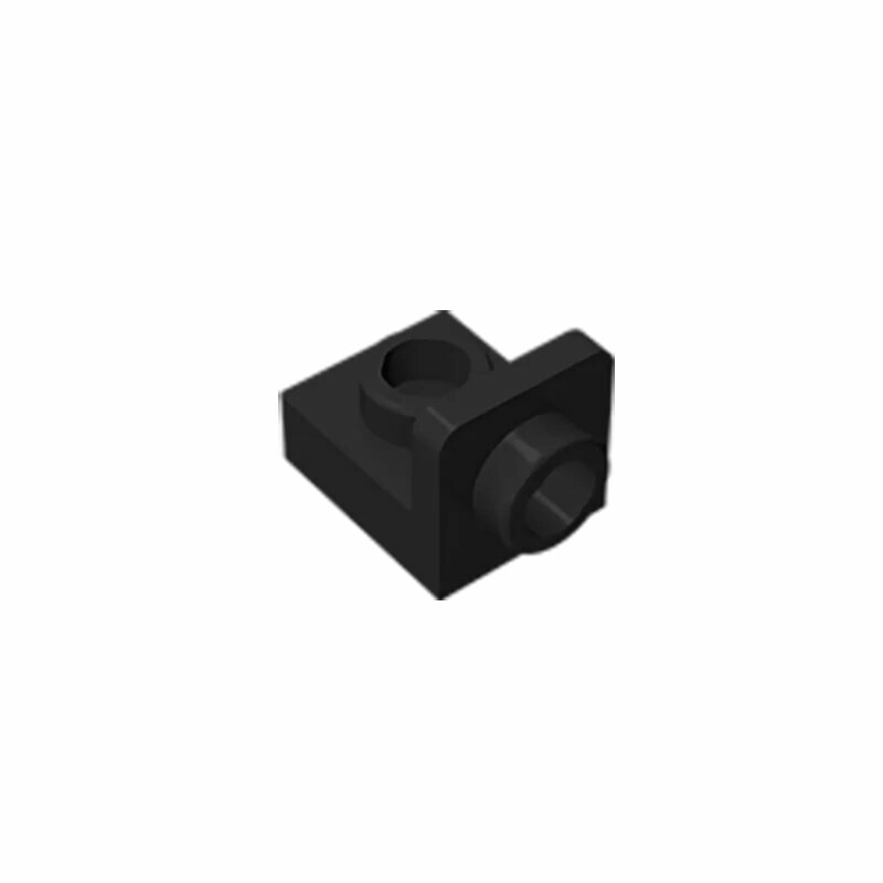 Gobricks 1pc 36840 Bracket Bricks 1x1 - 1x1 Inverted Parts Medium Stone Grey Buliding Block Kids Create Hands-on And Thinking