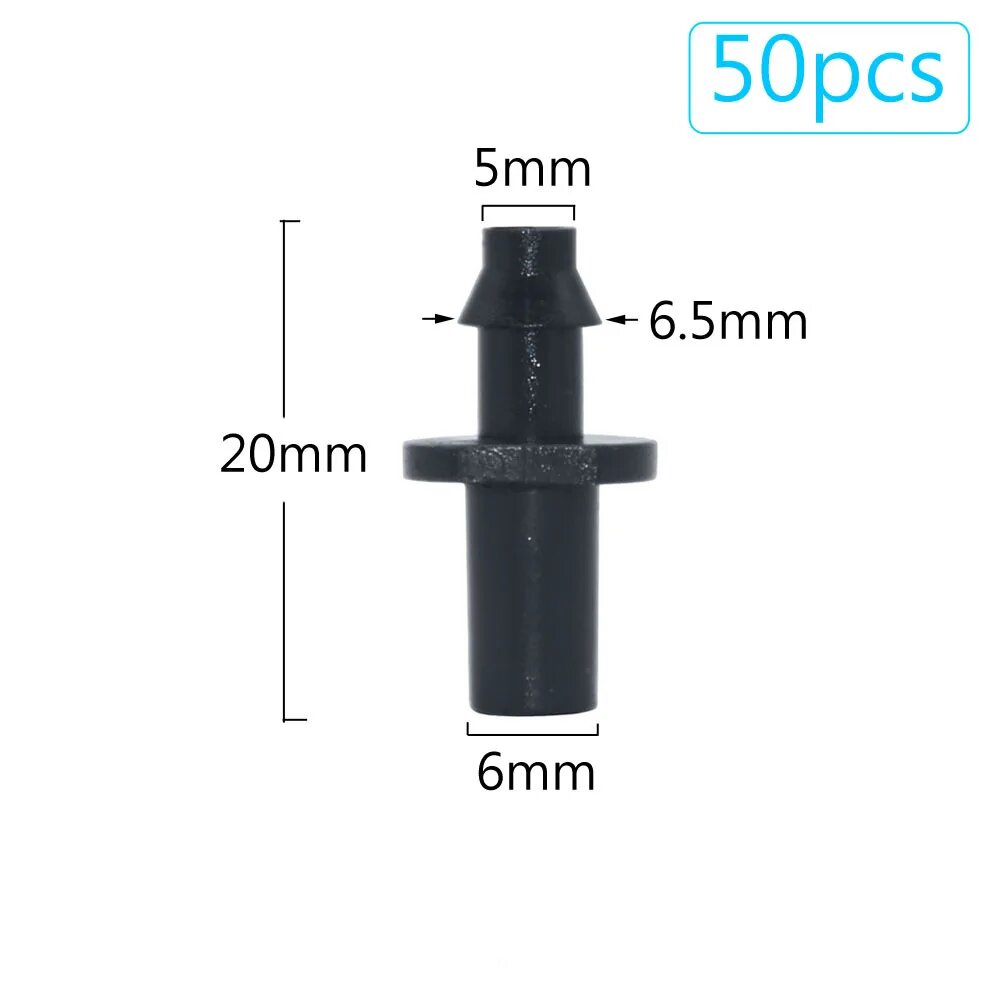 Соединители для шлангов ZWDZJL, пластик, черный, 1/8", 1/4", 3/5, 4/7 мм V