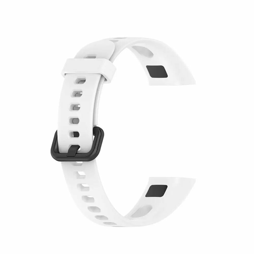 Белый силиконовый ремешок для HUAWEI Band 4, Honor Band 5i
