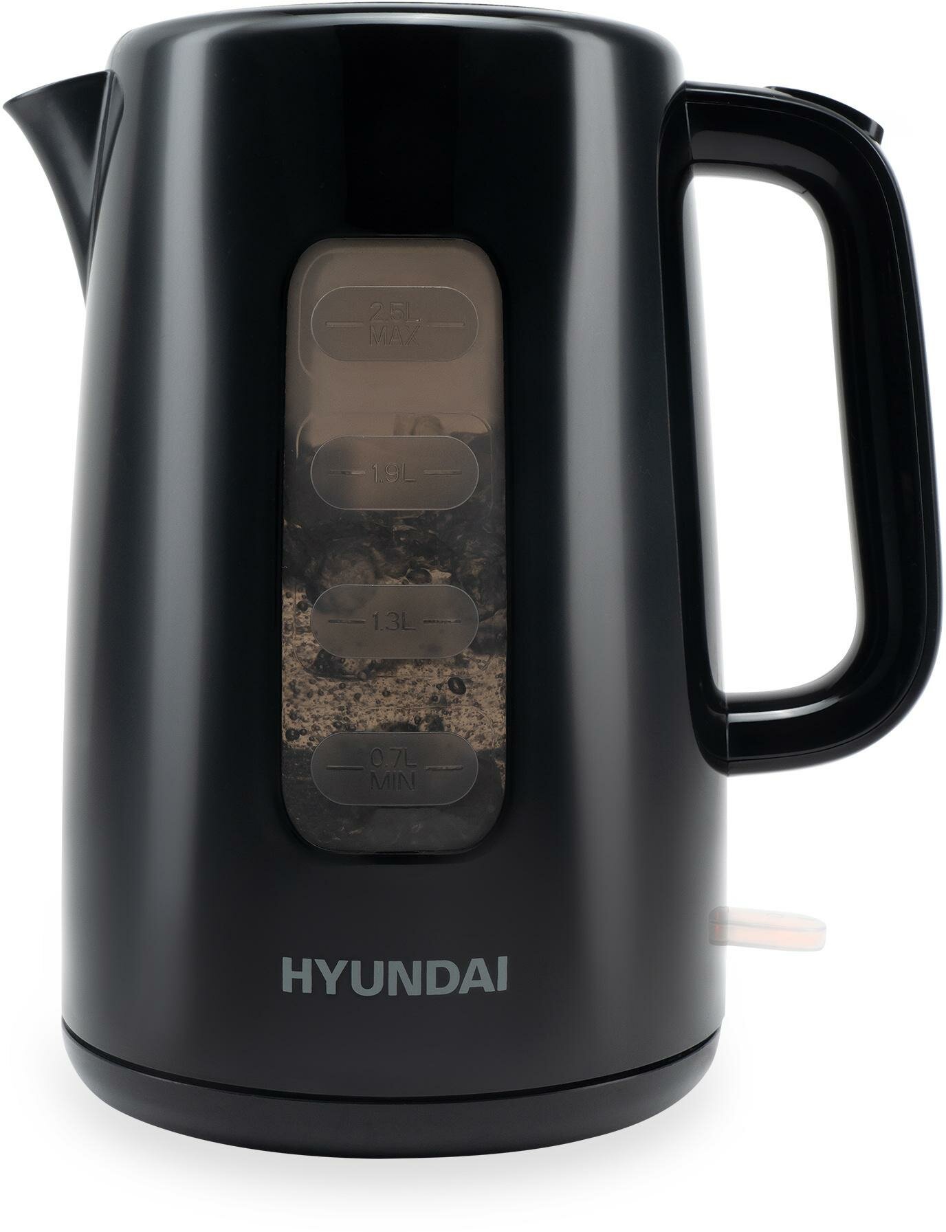 Чайник электрический Hyundai HYK-P2501 2.5л. 2200Вт, черный