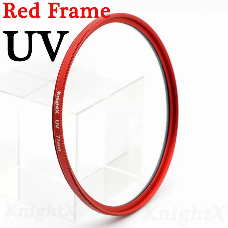 Фильтр UV KnightX 67mm Red Frame