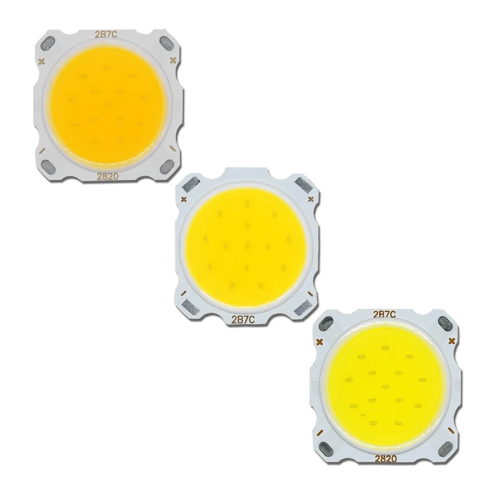 10 шт. светодиодных лампочек COB White, 3W 2422mm